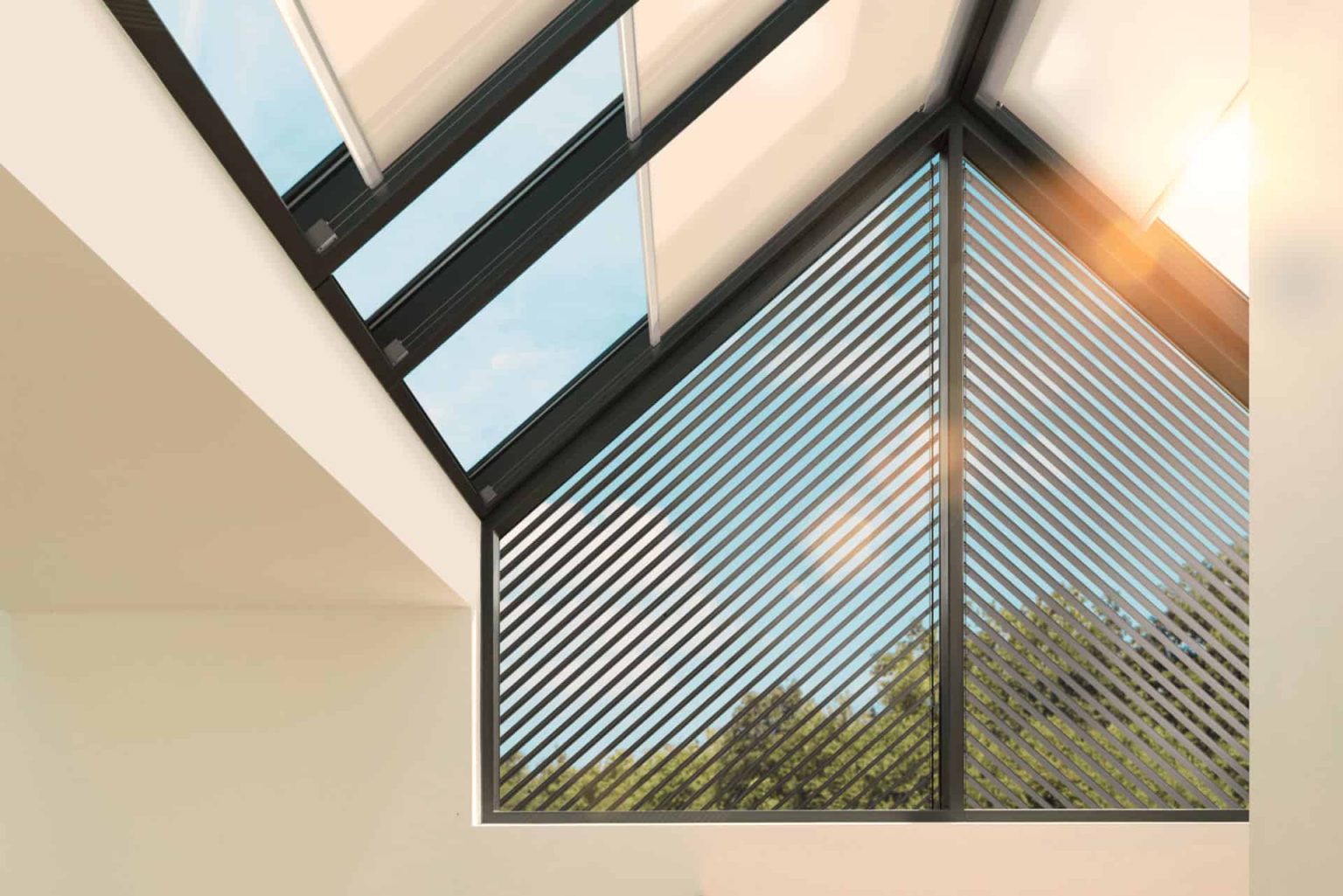 Profesjonell solskjerming med lang levetid og lekkert design ...